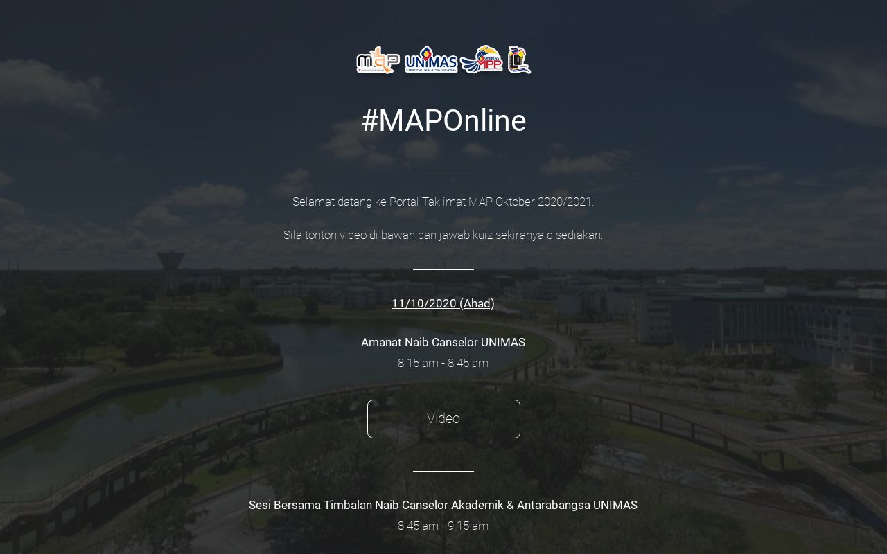 MAP UNIMAS Okt 2020/2021